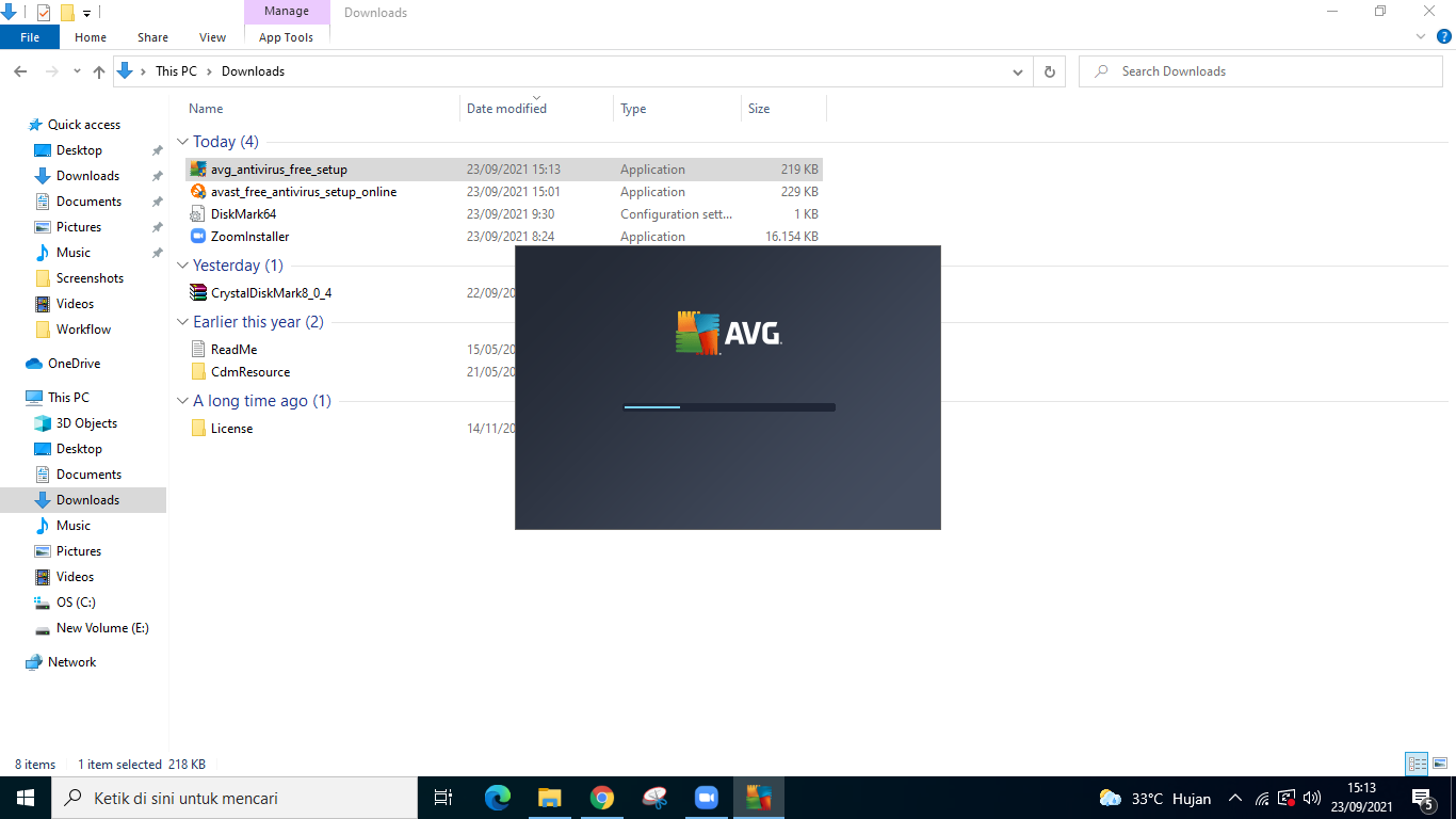 Cara install software AVG Terbaru Di Komputer Windows 10