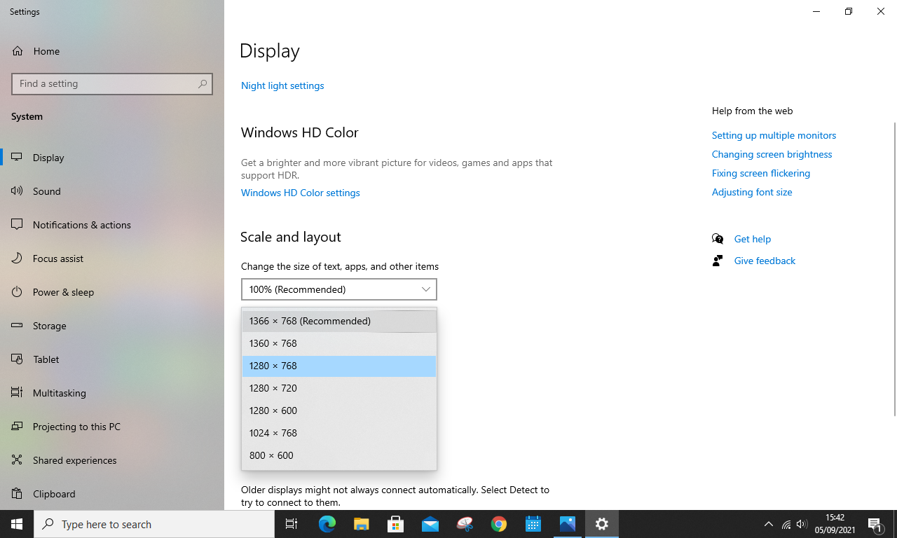 Mengatasi layar monitor terpotong/tidak full screen.