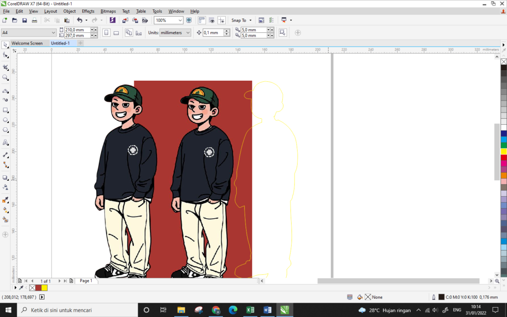 Cara hapus background di coreldraw X7 dengan mudah dan rapi – BMD ...
